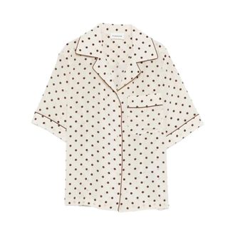 P.A.R.O.S.H. Camisa MC Sbillo - - Blouses & Shirts - Damen - Wei&szlig; - XS
