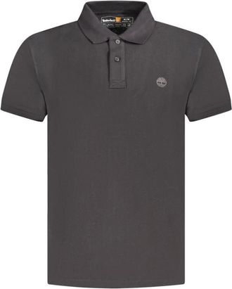 Timberland Homme, Tops, Noir, Taille: 2XL Polo en Coton Noir