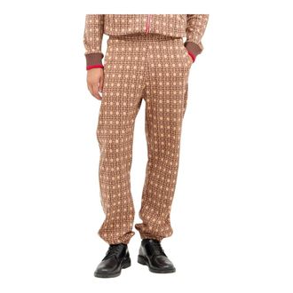 Wales Bonner Grafische Jacquard-Trackpants - - Trousers - Herren - Braun - M