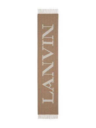 Lanvin Scarf Curb Logo 35x200