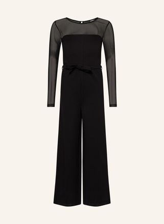 s.Oliver S.Oliver Red Jumpsuit Im Materialmix schwarz