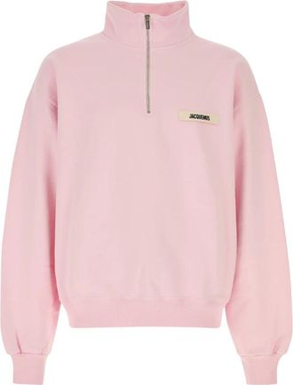 Jacquemus Homme, Sweatshirts et sweats &agrave; capuche, Rose, Taille: XS Le Camionneur Gros Grain