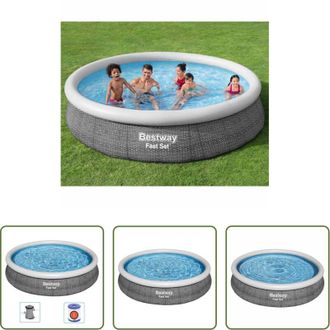 Bestway vidaXL Pool Set - Bestway Swimmingpool-Set Rund 366x76 cm