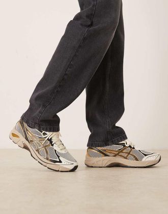 Asics Gt-2160 - Baskets - Cr&egrave;me et pur dor&eacute;-Blanc