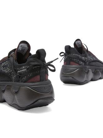 Nike Womens Flyknit Bloom Sneakers Black Rubber