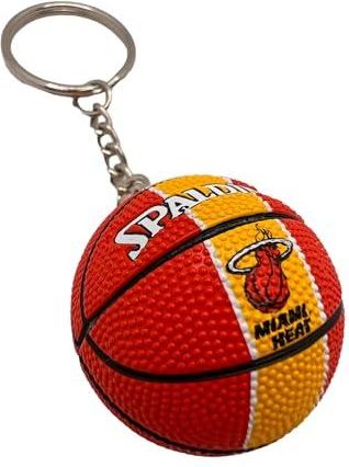 Generico Porte-clés compatible avec NBA Heat Basket Gadget Accessoires idée cadeau homme femme enfant pendentif créatif 3D, rouge, Taille Unique