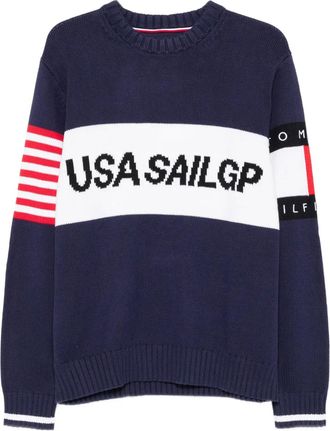 Tommy Hilfiger x Sail GP USA sweat - Bleu