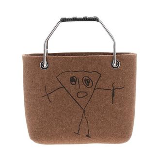 Plan C Mini Shopping Bag - - Bags - Damen - Braun - ONE SIZE