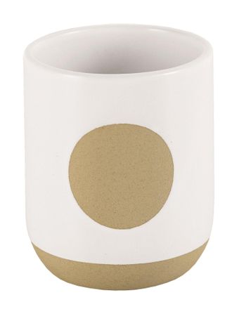 Kleine Wolke Zahnputzbecher Spot, Accessoires, Farbe Weiss, Material: Steinzeug