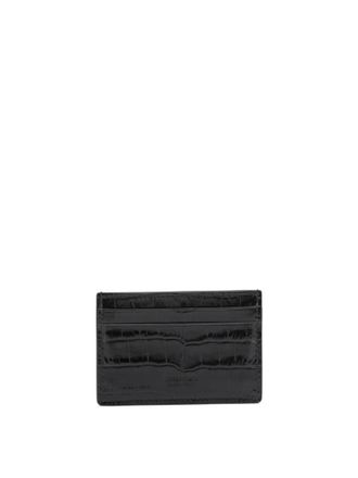 Tom Ford Portemonnaies - Exotic Line Card Holder - Gr. unisize - in Schwarz - f&uuml;r Damen