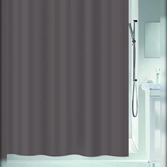 Spirella Duschvorhang Atlas 180 x 200 Uni Taupe