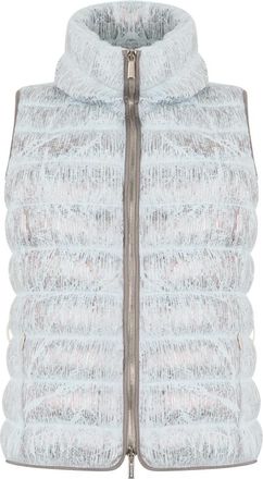 Moorer Gilet matelass&eacute; Milva - Femme - Vestes - Bleu - Taille: 36 FR