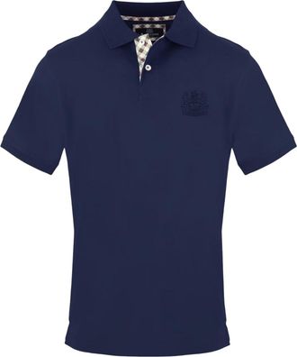 Aquascutum Poloshirt f&uuml;r Herren, Mit Kragen (Marine)