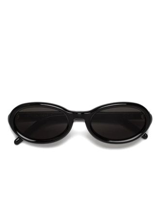 Retro Superfuture lunettes de soleil Cherry &agrave; monture ovale - Noir