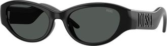 Diesel Lunettes de soleil Dl3021U - Femme - Accessoires - Noir - Taille: 52 MM