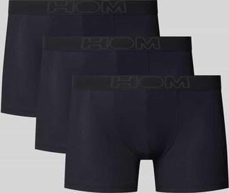 HOM Boxershorts mit elastischem Logo-Bund im 3er-Pack