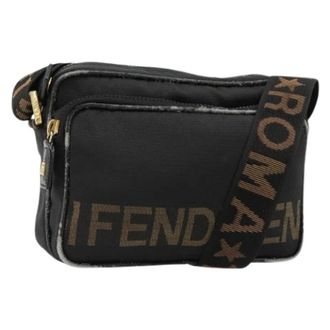 Fendi Pre-owned Vintage Canvas Shoulder Bag - - Pre-owned - Damen - Schwarzk - ONE SIZE