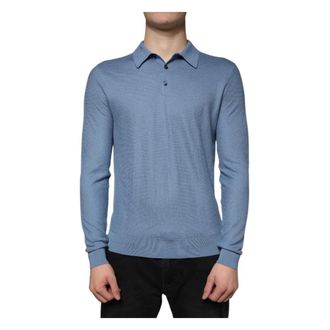 Dolce & Gabbana Homme, Pulls, Bleu, Taille: M Pullover Sweater