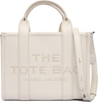 Marc Jacobs Handtasche Marc Jacobs The Leather Small Tote Bag H009L01SP21 Écru