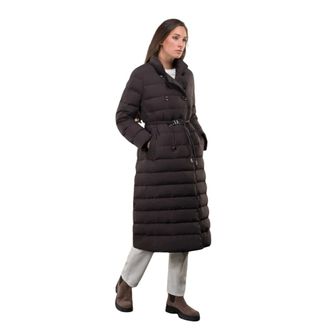 Moorer Femme, Manteaux, Brun, Taille: 38 FR Raely-Kn Trench