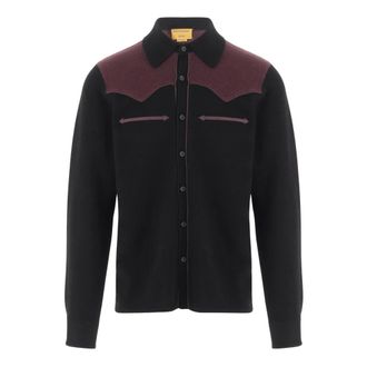Guest In Residence Chemise boutonn&eacute;e Western! - Homme - Pulls - Noir - Taille: M