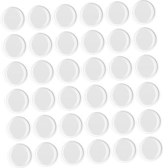 Soimiss 36 Stück Teiliges Transparente Silikon Möbelpuffer Selbstklebende rutschfeste Schutzpads Stoßdämpfende Klebepuffer für Schränke Glasplatten Geräuschre