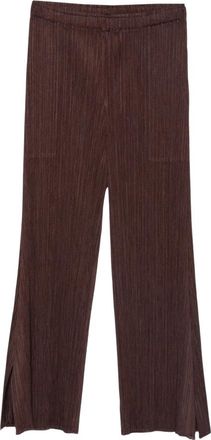 Issey Miyake Femme, Pantalons, Brun, Taille: 44 FR Pants