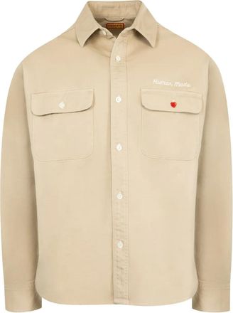 Human Made chemise à poches poitrine - Tons neutres