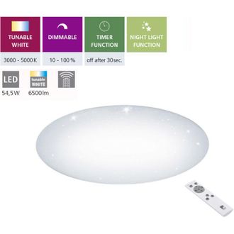 Eglo Plafonnier Giron-S 75 cm - Blanc