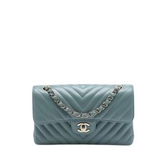 Chanel Pre-owned Classic Flap Schultertasche - - Pre-owned - Damen - Blau - ONE SIZE
