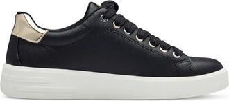 Tamaris Femme 1-23750-41 Basket, Noir et dor&eacute;, 38 EU