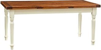 Biscottini International Esstisch ausziehbar Made in Italy 180x90x80 cm | Esstisch Holz massiv | Küchentisch ausziehbar