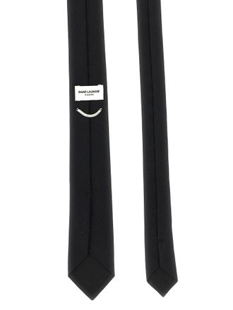 Saint Laurent Silk Tie - Black
