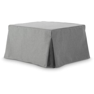 Divani.Store Divani.store - tip-top Schlafhocker aus wasserfestem Stoff T13 73 cm grau - grigio