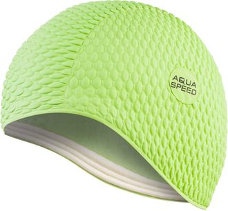 Aqua Speed Swimming Cap Women | Badehaube Damen | Badekappe Lange Haare extrem dehnbar | Latex Schwimmkappe | Womens Swim Cap | Schwimmmütze Frauen Mädchen | lin