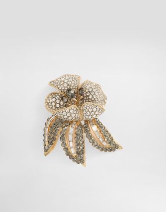 Dolce & Gabbana Brosche In Blumenform - Mann Bijoux Gold Metall Pz