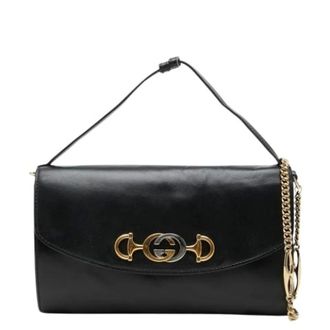 Gucci Sac bandouli&egrave;re vintage doccasion - Femme - Pre-owned - Noir - Taille: ONE Size