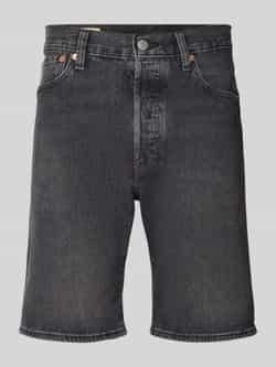 Levi's Regular Fit Jeansshorts aus Baumwoll-Mix Modell 501 Original