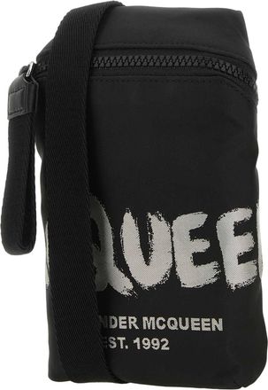 Alexander McQueen Blackoffwhite Borse A Tracolla Bag