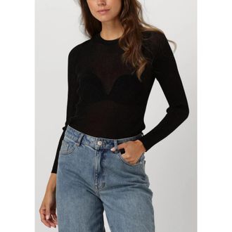 Gestuz Silvigz Deep Back Blouse - - Knitwear - Damen - Schwarzk - M