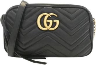 Gucci Sac bandouli&egrave;re vintage Pre-owned - Femme - Pre-owned - Noir - Taille: ONE Size