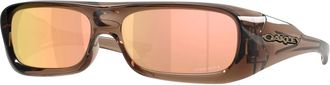 Oakley unisex, Accessoires, Brun, Taille: 59 MM Lunettes de soleil Permian 952003