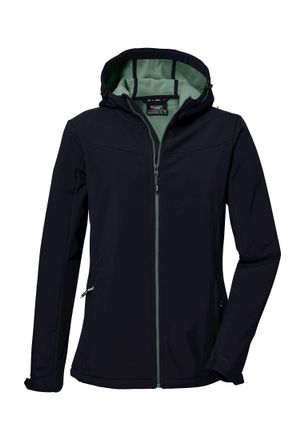 Killtec Damen Softshelljacke Softshell Jacke mit Kapuze KOS 179 WMN SFTSHLL Jckt 2 wasserabweisend, windabweisend 00814-dunkelnavy 40