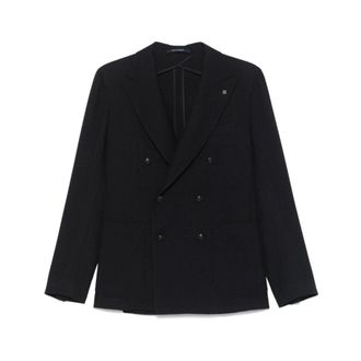 Tagliatore Double-Breasted Blazer - - Jackets - Herren - Blau - M