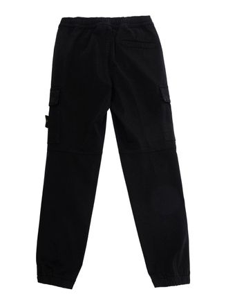 Stone Island Boys Trousers Black Cotton