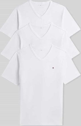 Tommy Hilfiger Regular Fit T-Shirt aus Baumwoll-Mix im 3er-Pack