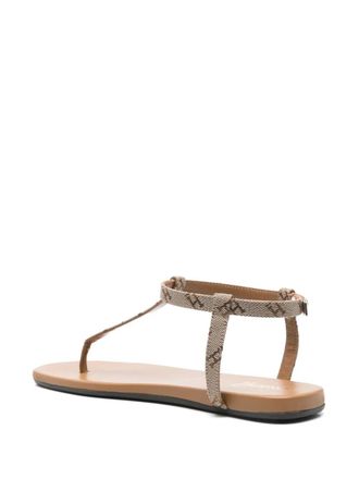 Herno Womens Logo-Print Sandals Ss25 W