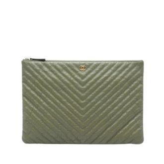 Chanel Pre-owned O Case - - Pre-owned - Damen - Gr&uuml;n - ONE SIZE