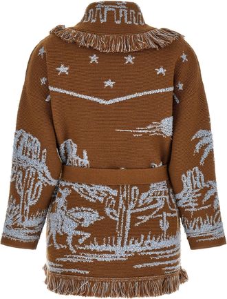 Alanui Canyon Spirit Cardigan - Brown