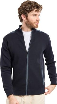 Armor Lux Cardigan Carnac Homme, Bleu, XXX-Large (Taille Fabricant: 3XL)